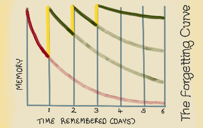 What Ebbinghaus (and Woziak) means for designing learning interactions